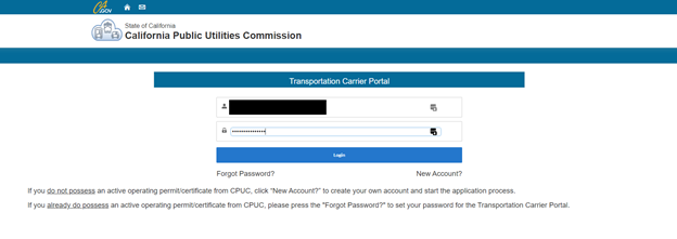 Transportation Carriers – How to Download Your Permit/Certificate