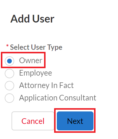 Transportation Carriers - How to Add an Owner